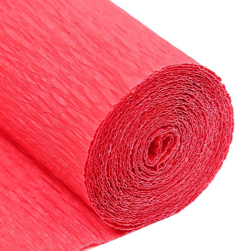 Luhuai CVC 250*25cm Colored Crepe Paper Roll Origami Crinkled Crepe ...