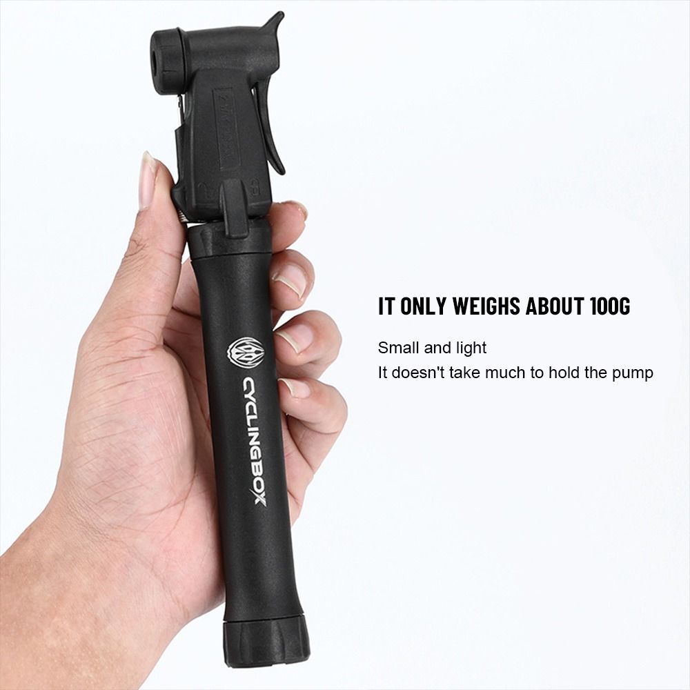 Bicycle Air Pump Inflator 1680 Portable Air Pressure for Cycling Frame ...