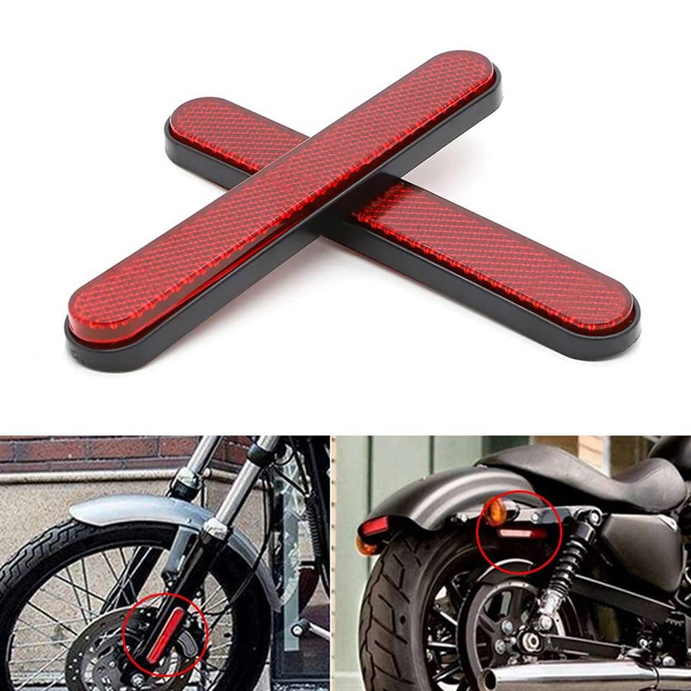Motorcycle Front Fork Reflector Sticker Lower Legs Slider Safety ...