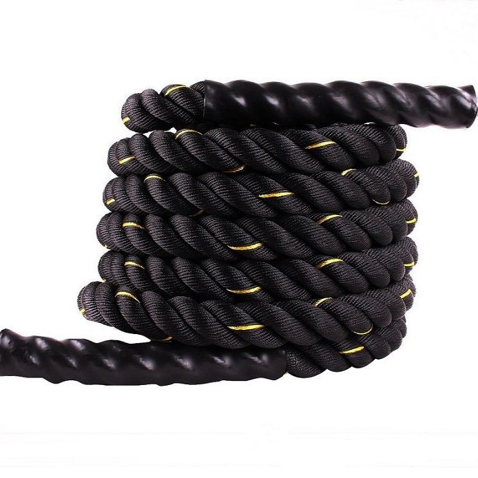 Mansa TUFF Fitness Battle Rope 1.5" (38mm) Battle Exercise Training ...