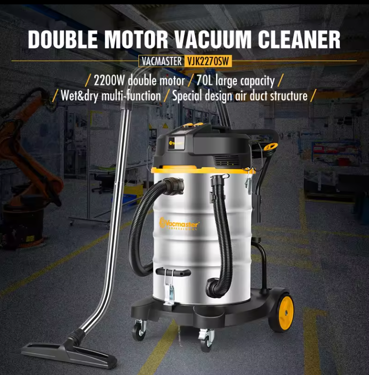 Vacmaster Beast Series Double Motor Industrial Wet and Dry Vacuum ...