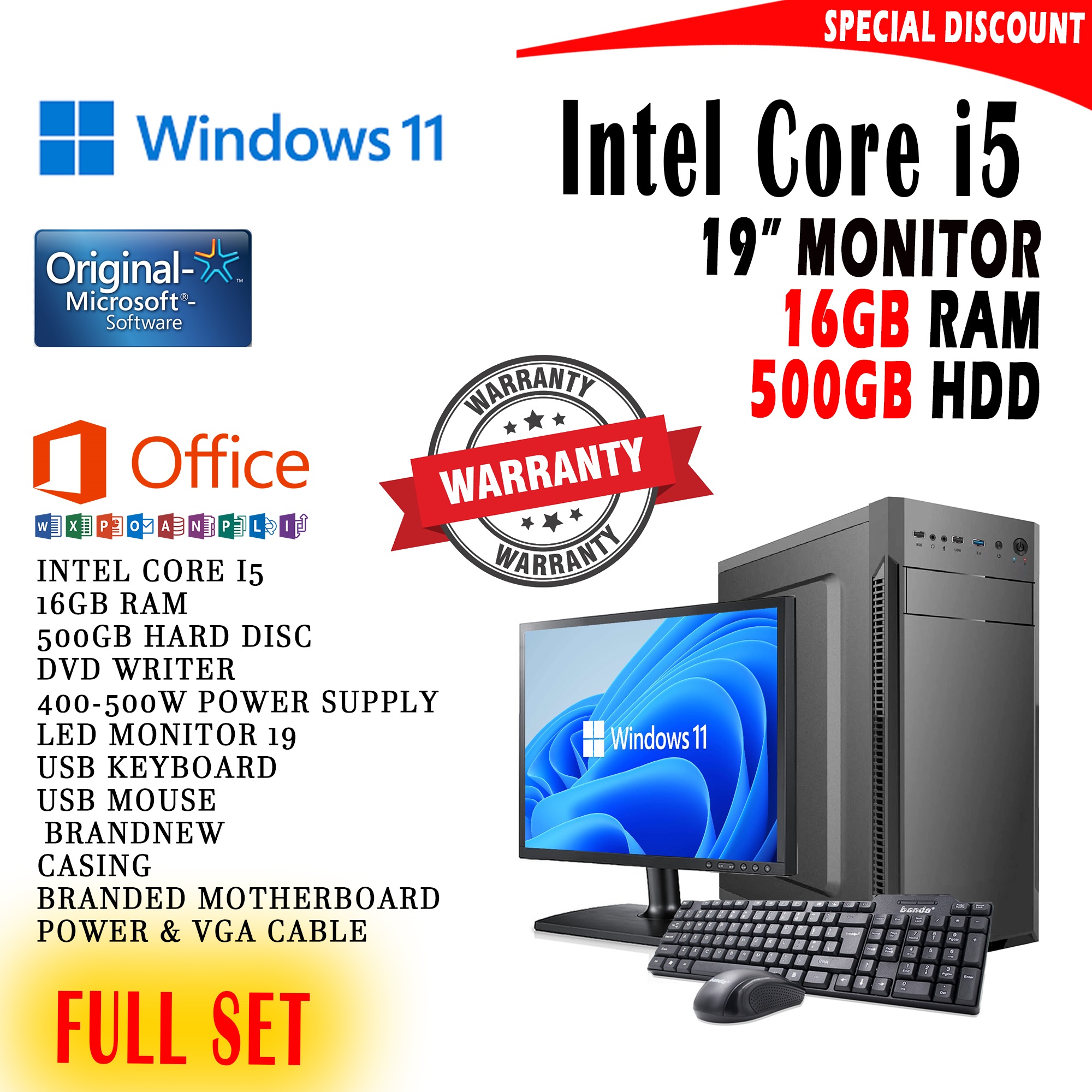 Core i5 H81 4TH GEN Desktop Computer 4GB / 8GB /16GB RAM 500GB | Daraz.lk