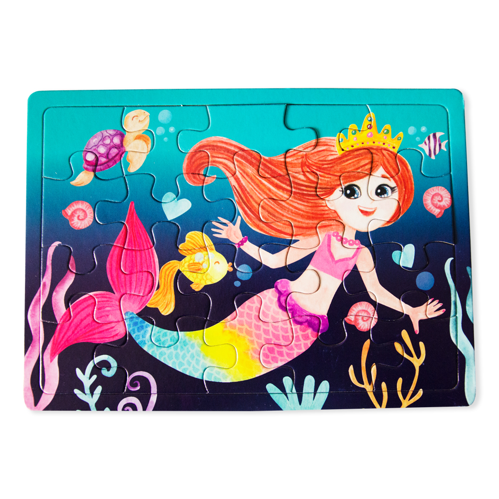 Panther Single Puzzle with Frame - Mermaid 20 Pieces | Daraz.lk