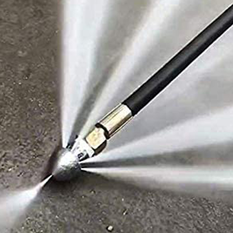 Pressure Washer Sewer Jetter Nozzle with Stainless Steel, ,1/4Inch ...