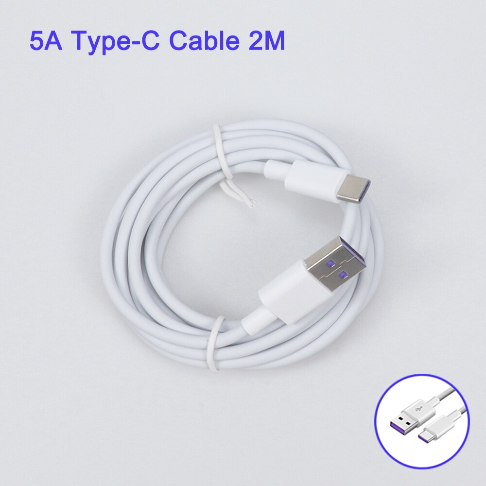 EU UK 5V4.5A Super Charger 5A USB Type-C Cable 22.5W Wall Travel Adapter For HUAWEI Mate30 ...