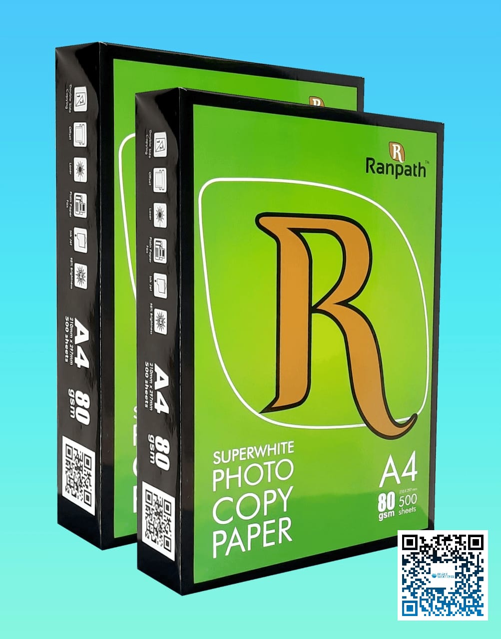 A4 80gsm Pack Photo Copy Paper 500 Sheets | Daraz.lk