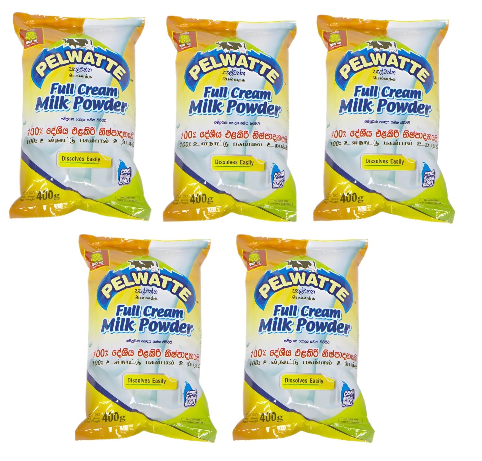 Pelwatte Full Cream Milk Powder 400g x 5 (2KG) | Daraz.lk