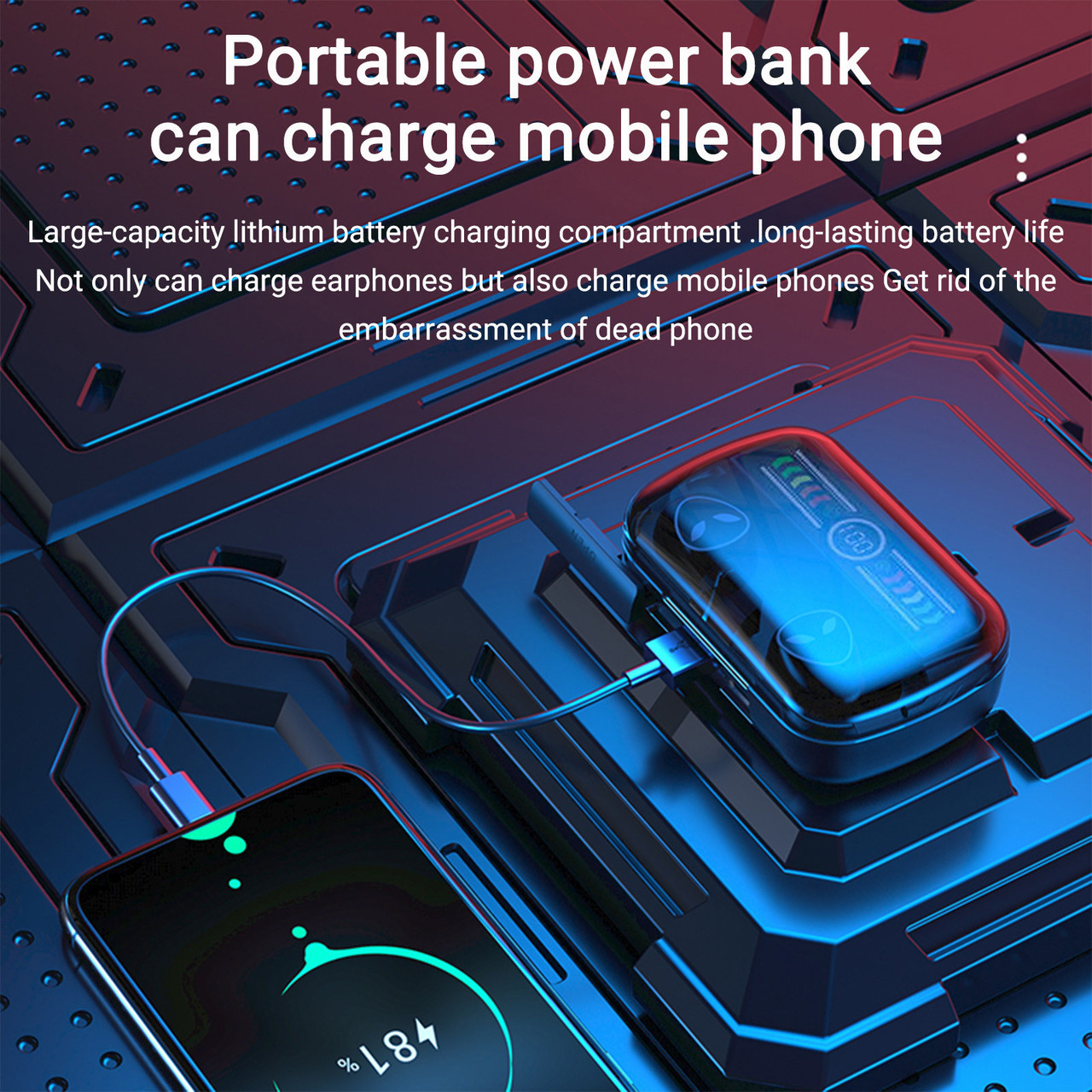 M10 / M19 / M20 / M28 / M30 True Wireless Air Rarbuds Pods Gaming TWS ...