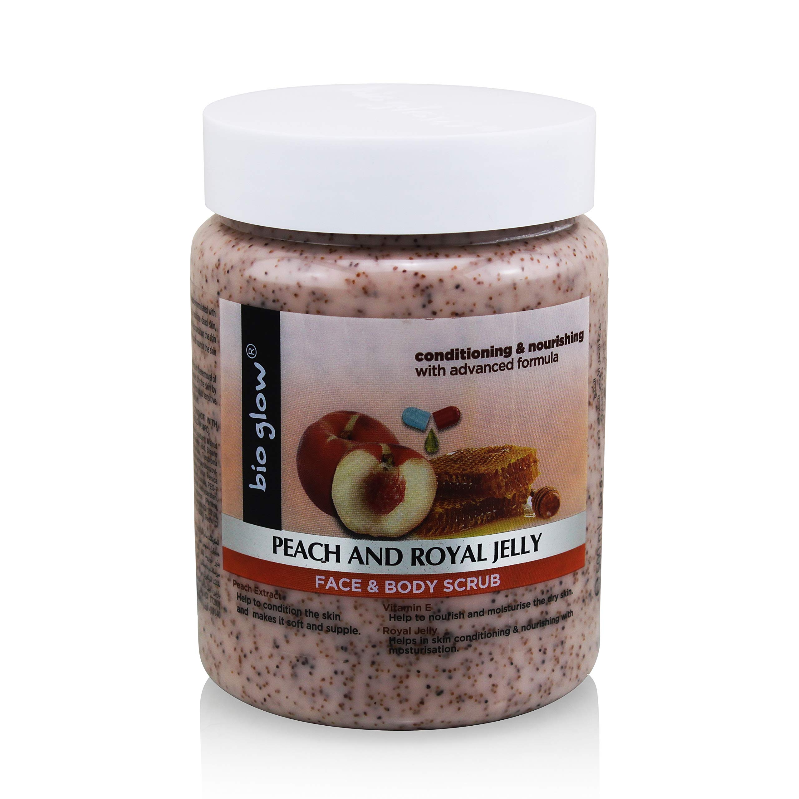 Bio Glow Peach & Royal Jelly Face & Body Scrub - 500Ml | Daraz.lk