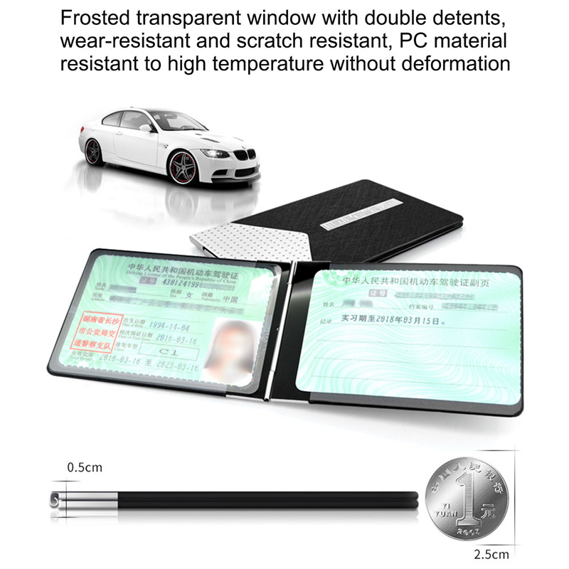 High Luxury Driver License Holder Case Women Men Car License ID Card ...