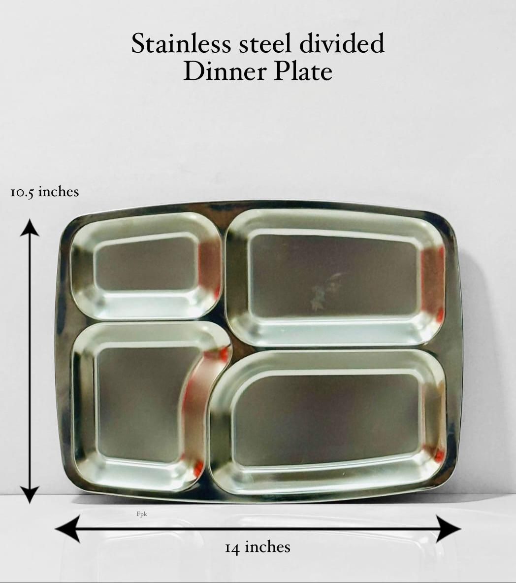 Buy Divided Dinner Plates / Heavy Steel / dinner plates