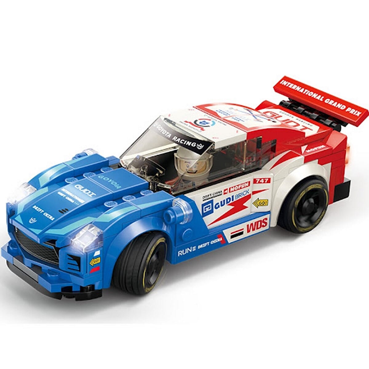GUDI Speed Racer Racing Model Toys Car Building Blocks Bricks Kits ...