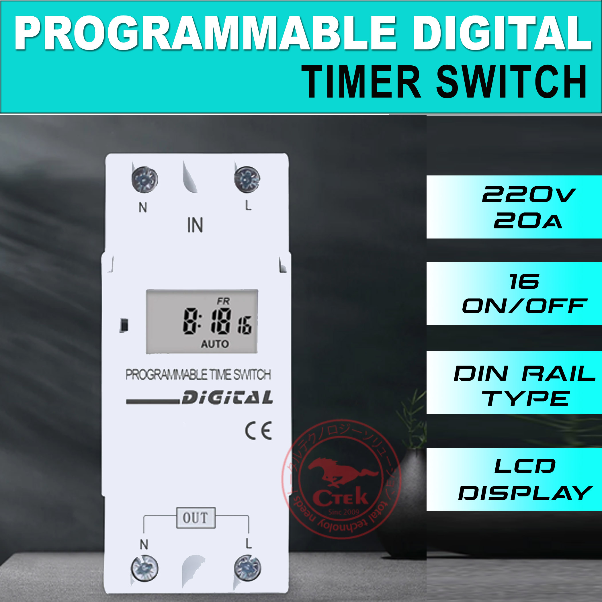 Programmable Digital Timer Switch Daraz Lk