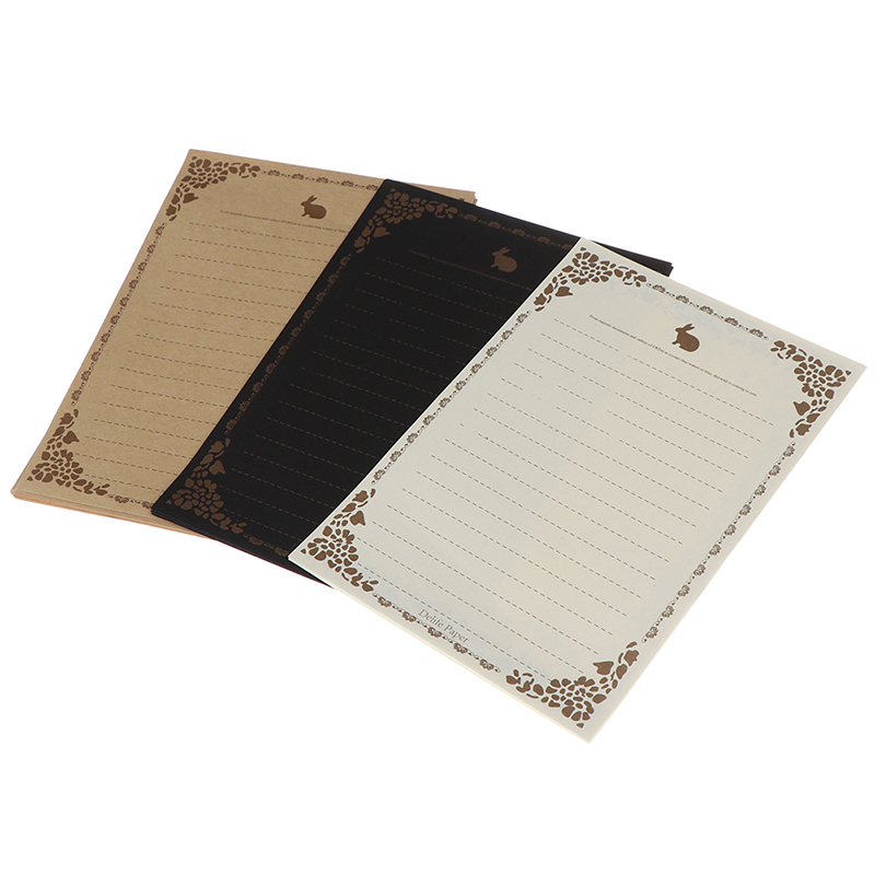 8 sheet/set good European Vintage style writing paper letter kraft ...