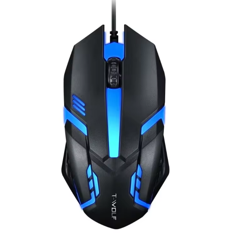 T-Wolf V1 RGB 7 Color LED 1200DPI Gaming Mouse / X1 / M66 / ZORNWEE / GM02 Gaming Mouse With ...