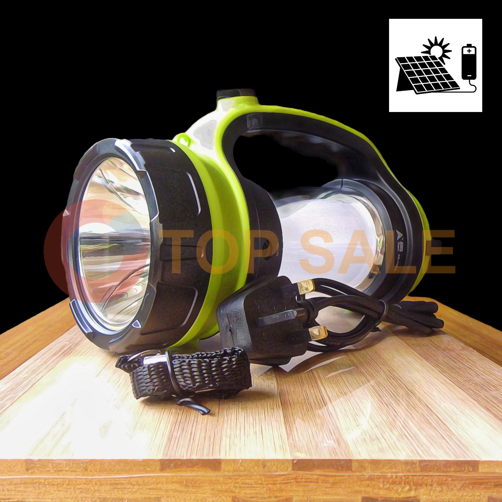 AIKO Super Solar Light Torch Lamp Lantern LED Rechargeable Emergency ...