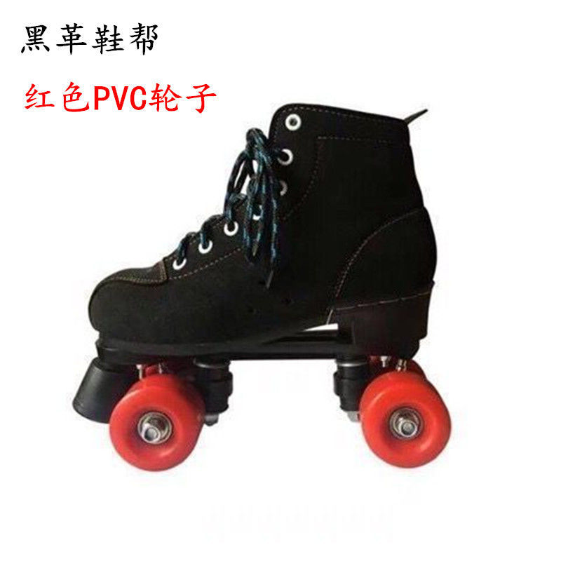 the Skating Shoes Double Row Four-Wheel Men and Women Pattern Flashing ...