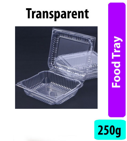 Transparent Food Tray 250g Disposable Plastic Food Box 100/50/25 pcs ...