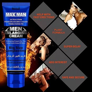 new max man men enlarging cream new advanced formula | Daraz.lk
