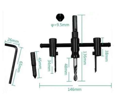 New circle cutter 120mm | Daraz.lk
