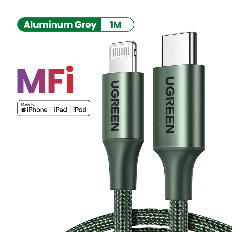UGREEN 20W USB C to Lightning Cable for iPhone 13 Macbook Pro MFi USB C to Lightning Cable PD ...