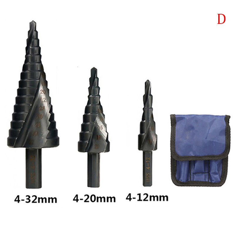 （New）1/3PC 4-32MM H Cobalt tep tepped Drill Bit et Nitrogen piral Hole ...