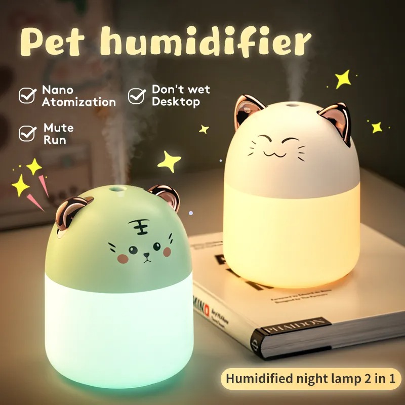 220ml/H2O 300ml/7 Colours 500ml Mini Portable Colorful LED Night Light ...