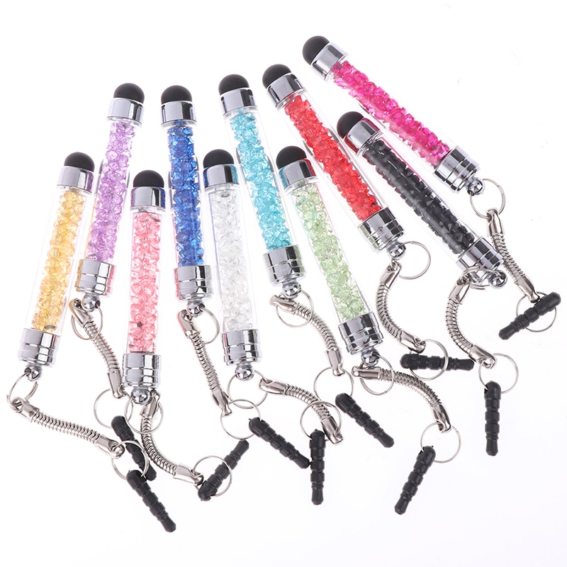 Tablet Stylus Pen Touch Screen Touchscreen Mini Diamonds 3.5mm Earis ...