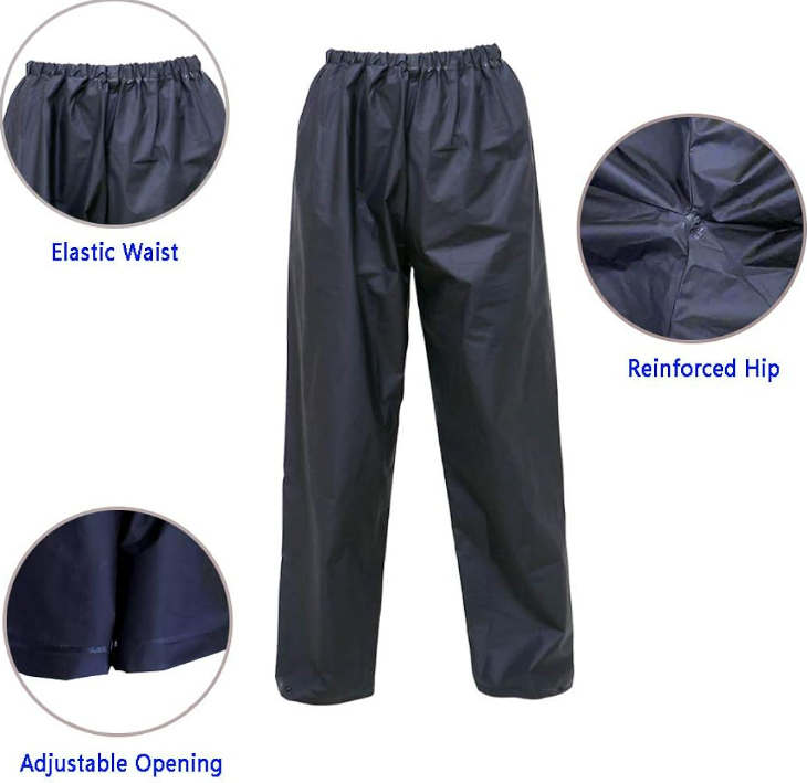 Rainproof Motorcycle Rainsuit: Durable Raincoat and Pants Kit for ...