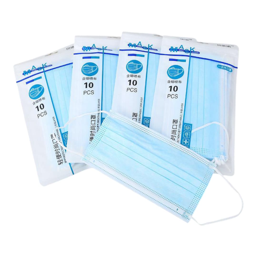 Disposable Surgical Mouth Face Mask Certified surgical mask - 10 Pack ...