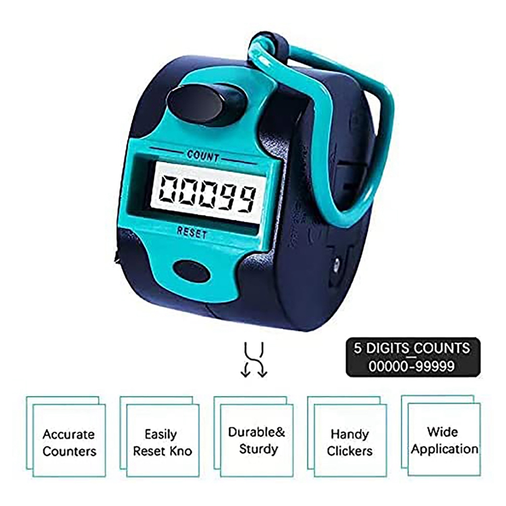 Counter Electronic Clicker Manual Digital Counter Finger Ring | Daraz.lk