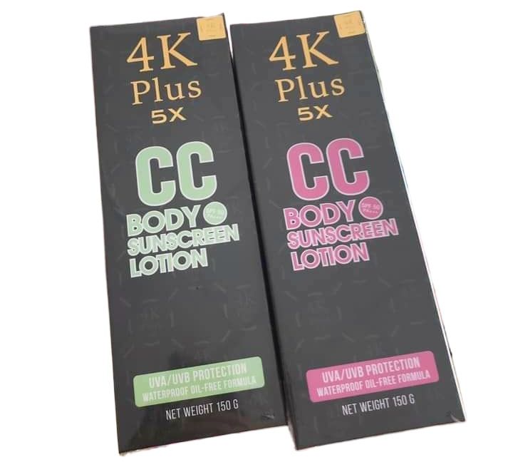 Made in Thailand 4K Plus 5x CC Body Sunscreen Lotion 4kPP Sun ...