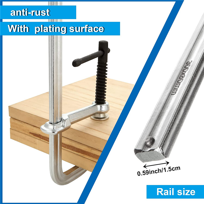 2 Pack Bar Clamps Welding Clamps 12 Inches Welding Clamps Steel Bar ...