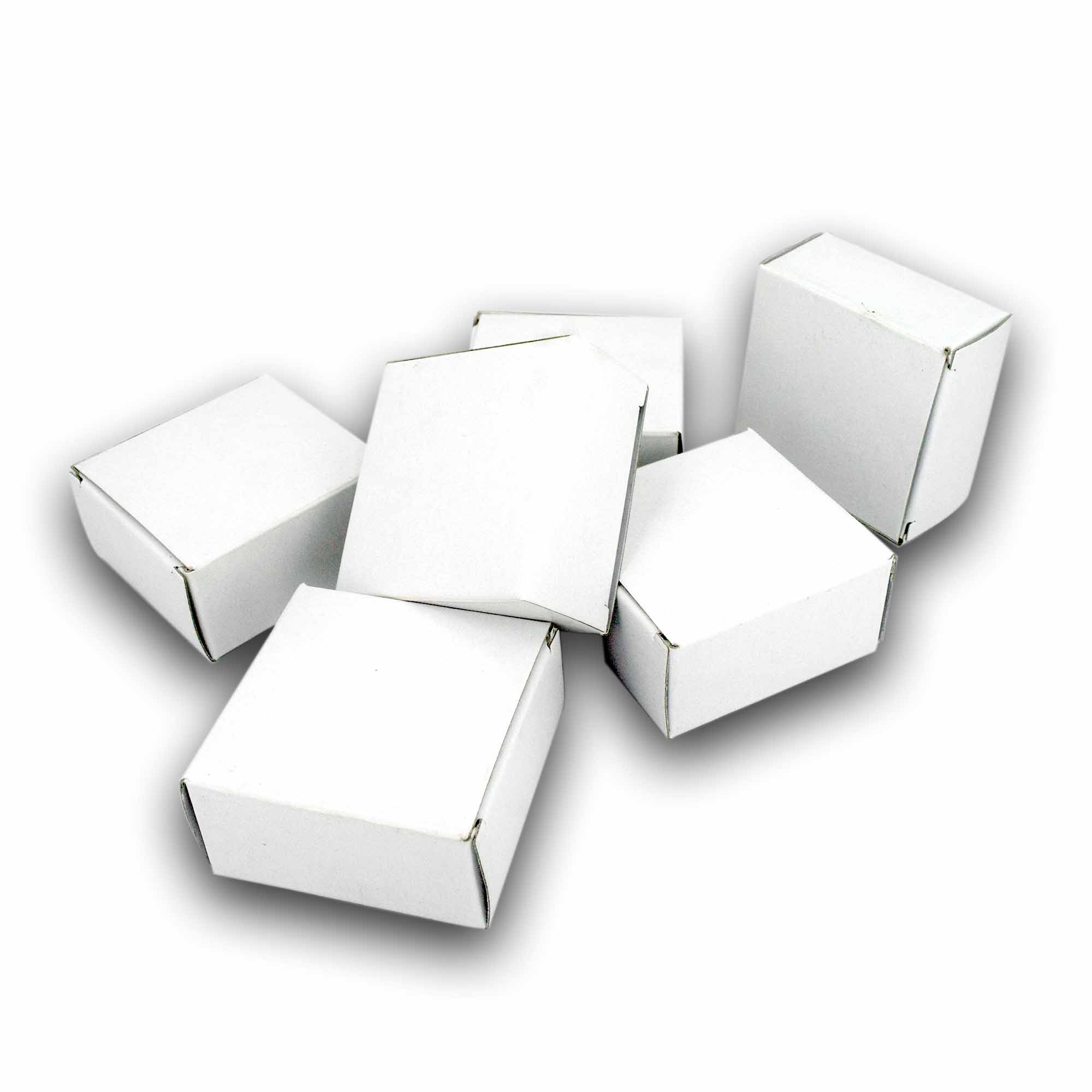 Moreots White Empty Gift Boxes 10, 50, 100 Pack 5x5x2.5 CMS, Empty Box ...