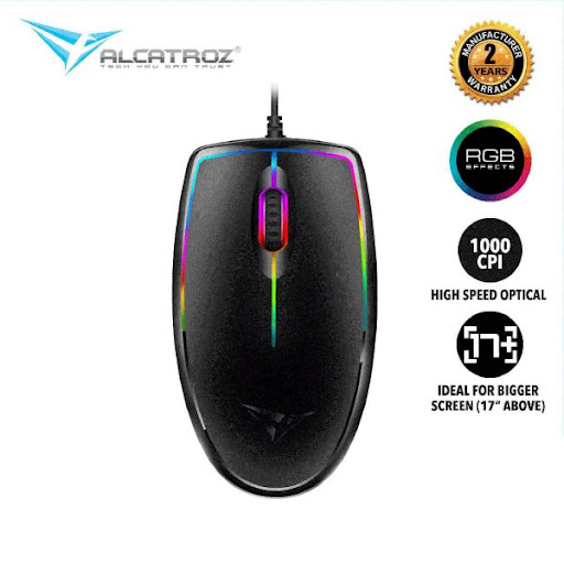 Alcatroz Asic 7 RGB FX Hi-Definition USB Wired Mouse | Daraz.lk