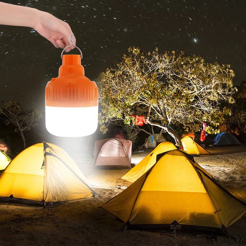 USB Rechargeable Light LED Emergency Light Bulb Outdoor Camping 5 Mode ...