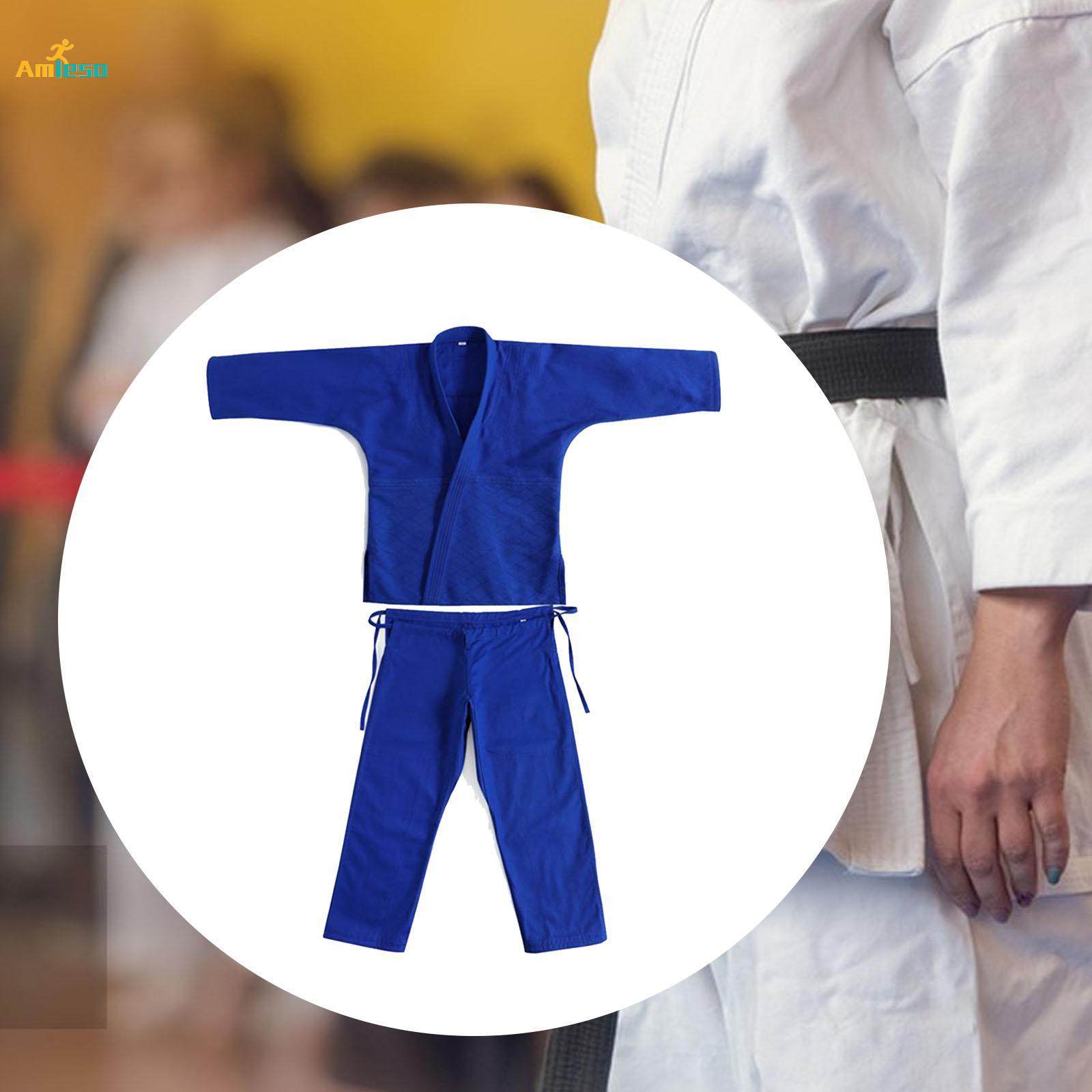 Judo Gi Men Women Clothes Breathable Costumes Dobok Arts Taekwondo Suit ...