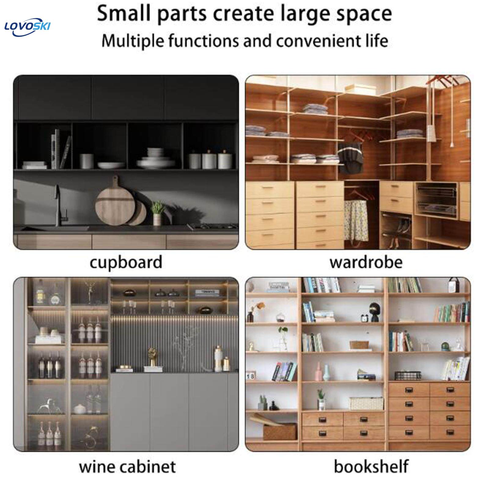 Self Tapping Screws Shelf Bracket Integrated Screws Pegs for Bookshelf ...
