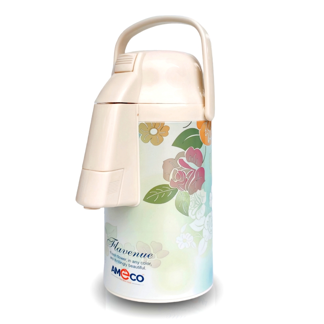 Stainless Steel 3L Airpot Air Pot Flask Hot Cold Tea Coffee Pump Action ...