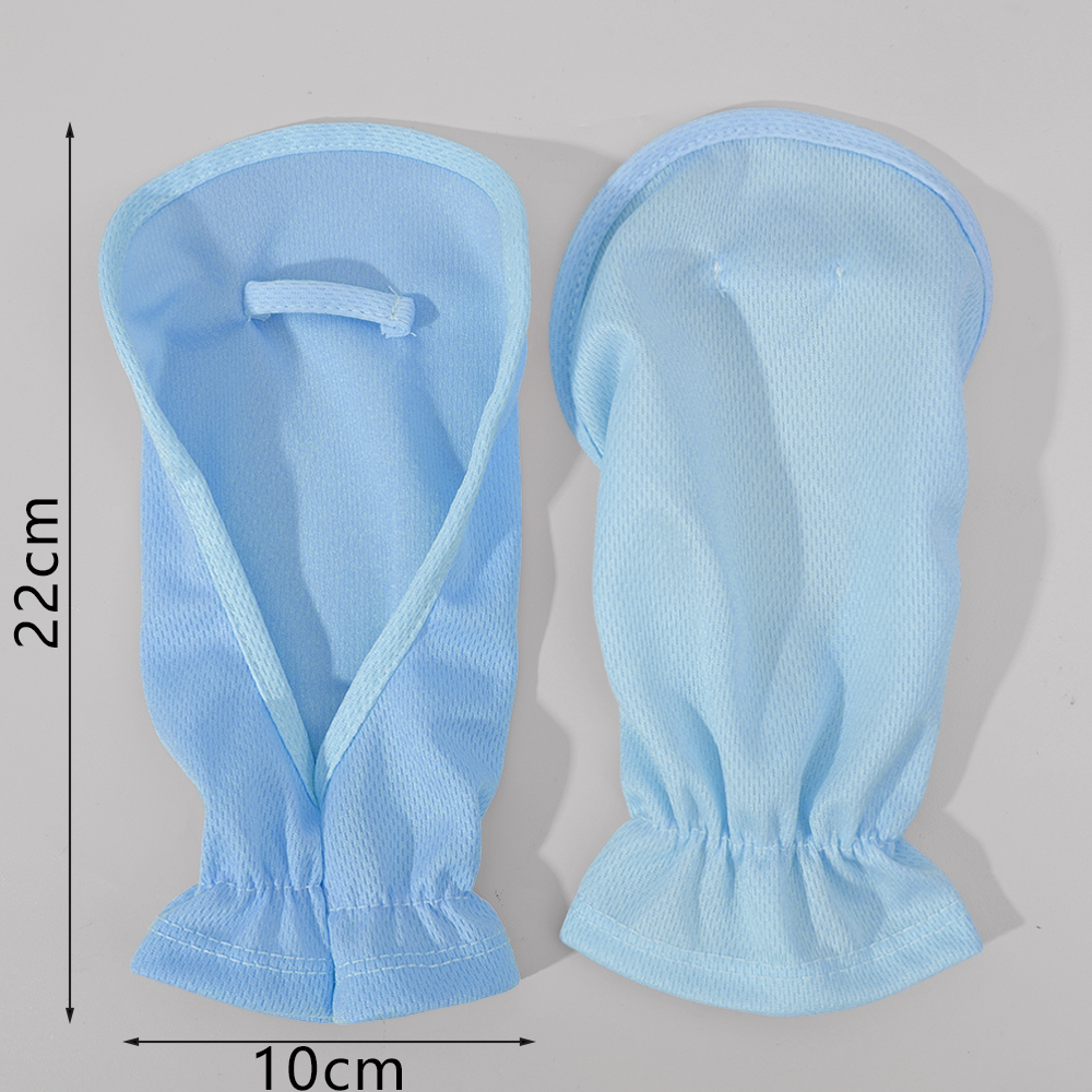 Women's Driving Sun Protection Gloves Ice Silk Full Coverage Finger ...