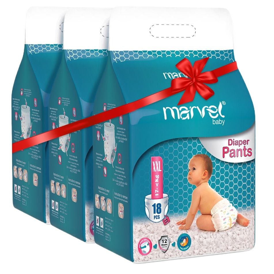 Marvel Baby Diaper Pants 54 pcs - XXL | Daraz.lk