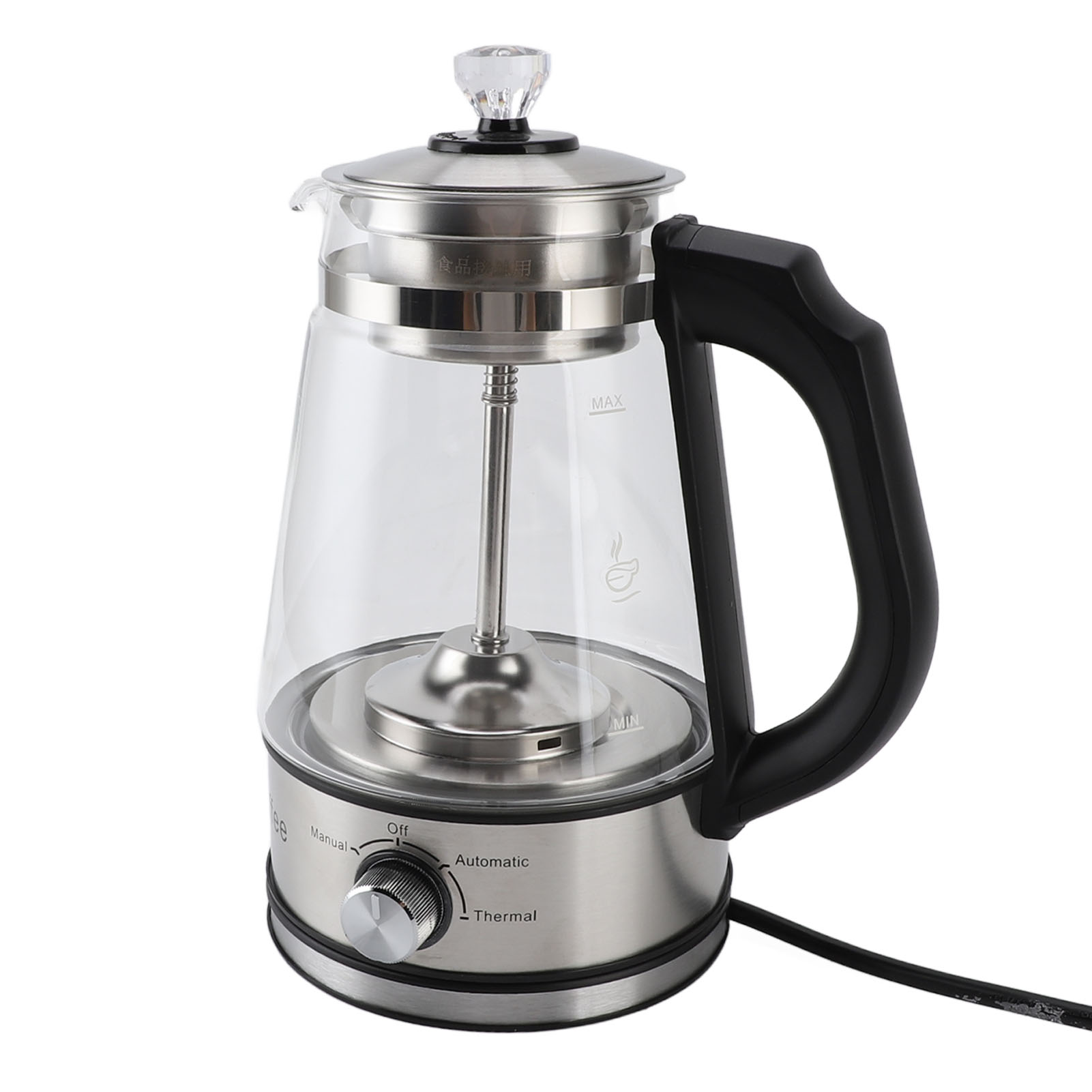 Automatic Tea Brewing Pot Electric Tea Maker 4 Gears Button US Plug ...