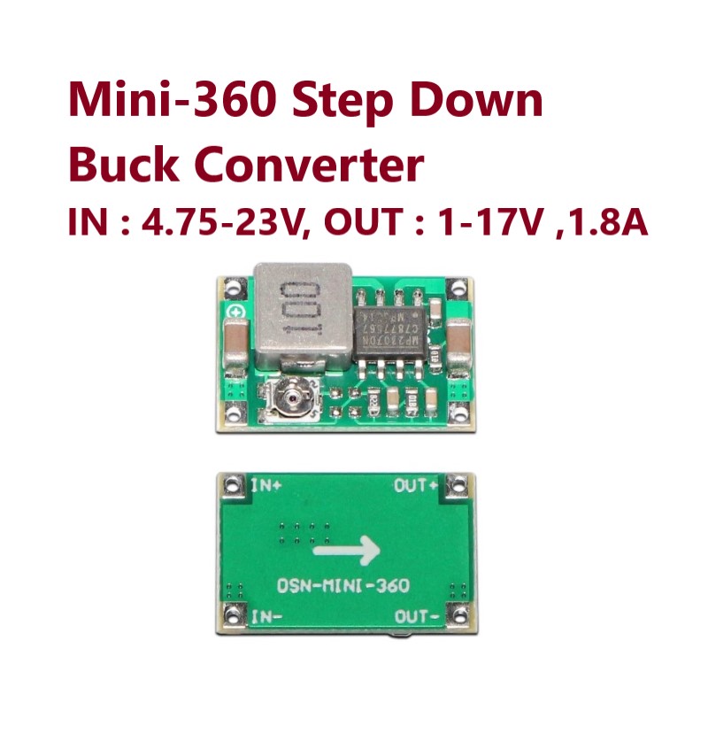 Mini-360 DC-DC Step Down Buck Converter Module | Daraz.lk
