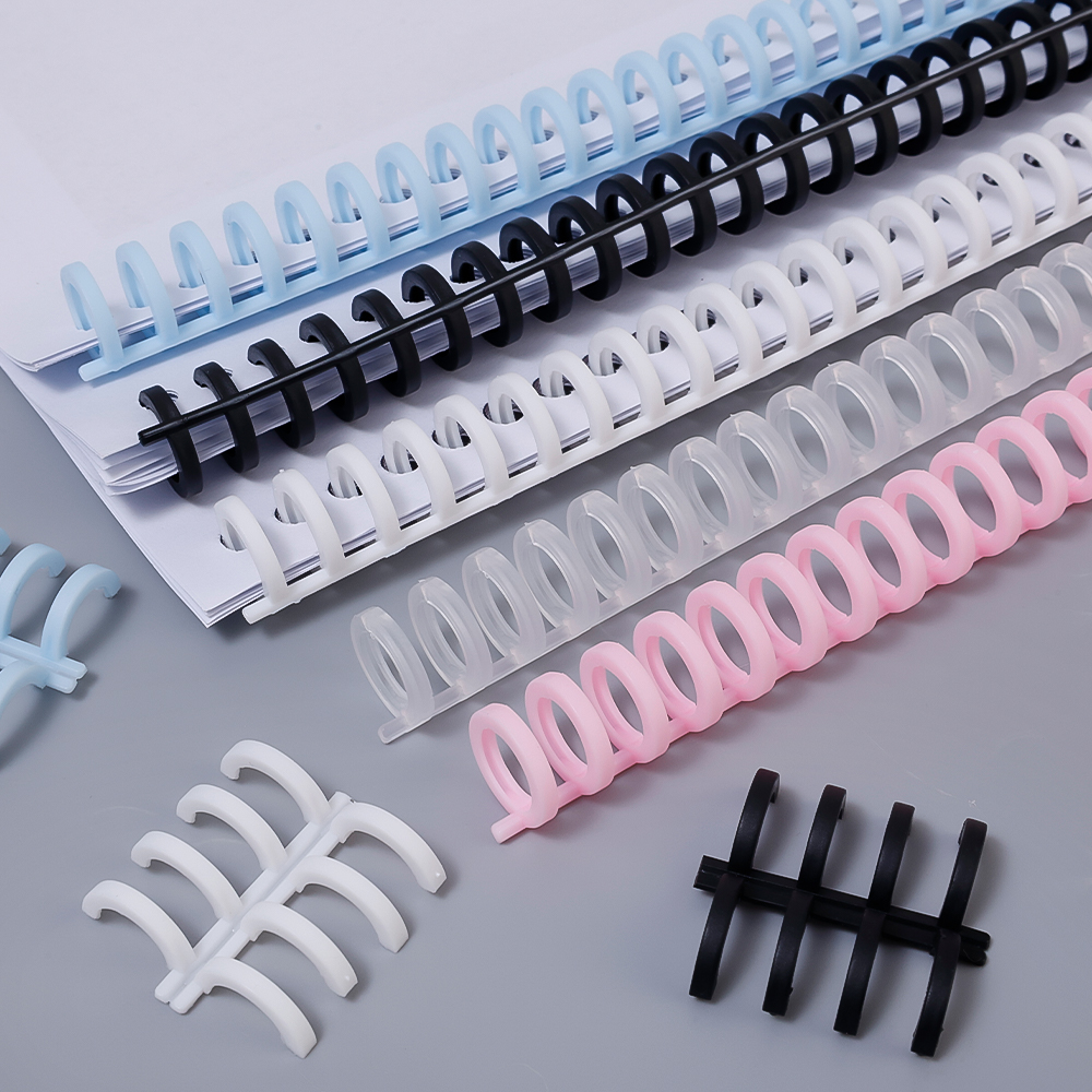 1/5Pcs A4 A5 B5 Detachable Buckle Loose-leaf Binding Strip 30-hole ...