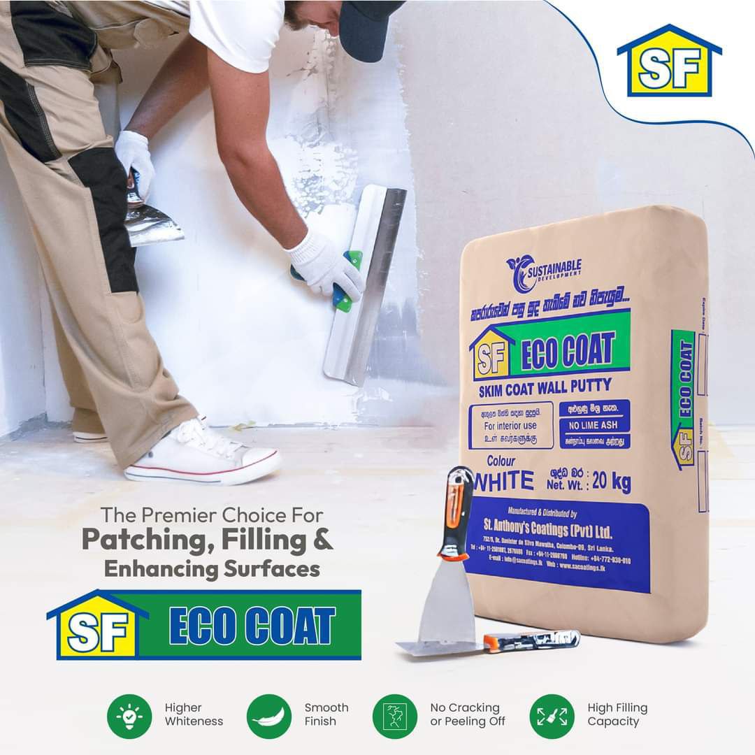 SF - ECO Coat Skim Coat Wall Putty | Daraz.lk