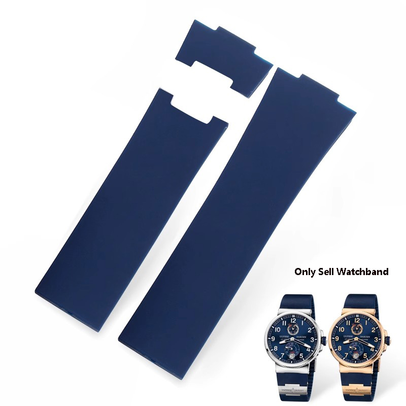 Silicone Watch Strap for Athens Observation Navigation 1183 Men's Women ...