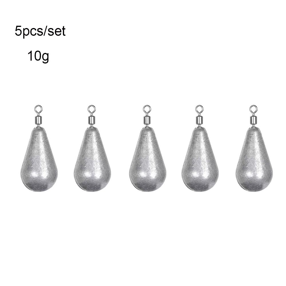 LETTER 5PCS 5g/7g/10g/14g/20g High Quality fishing lead weights Round Shot Hook Connector water ...