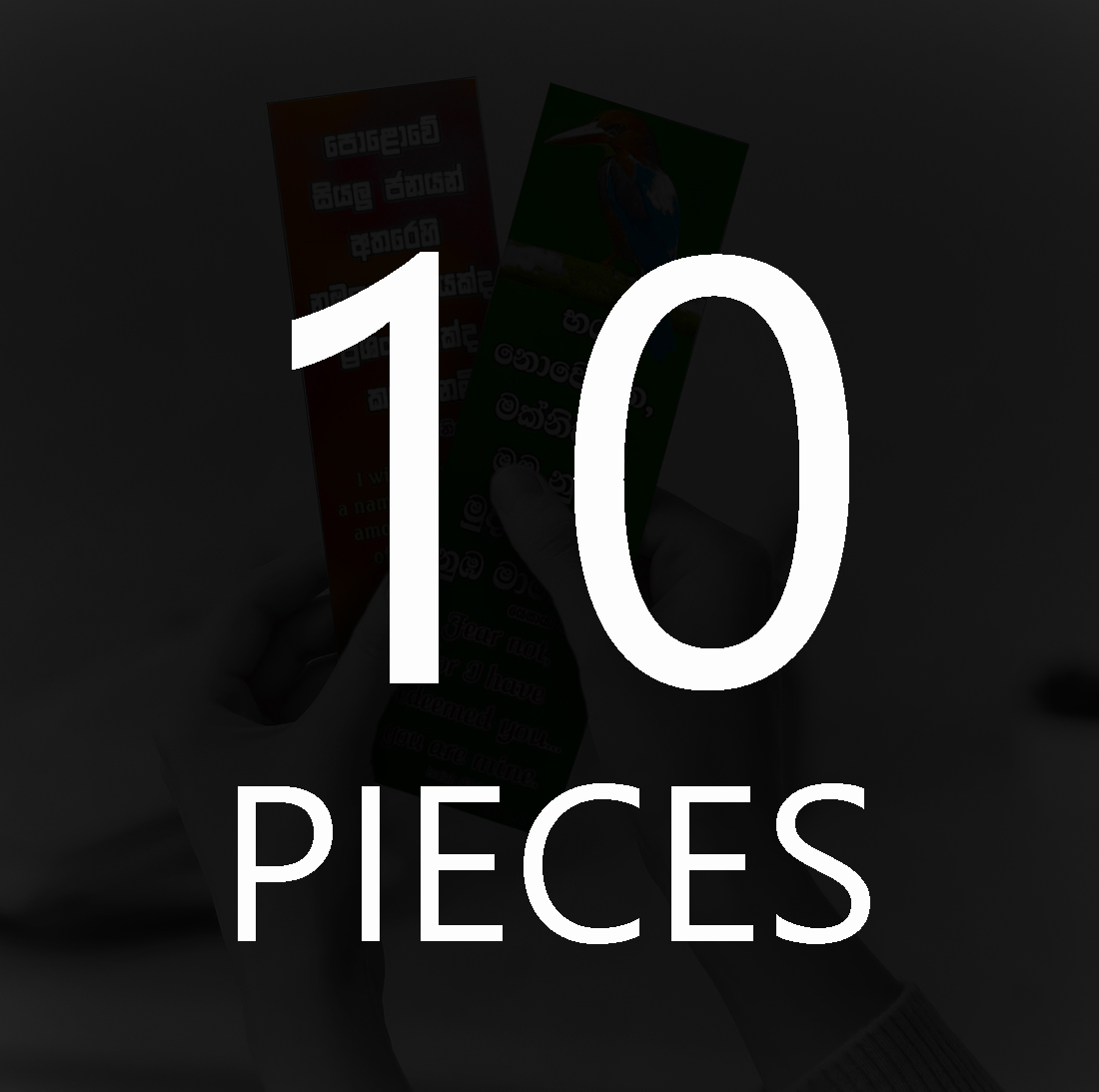 Christian sinhala bible verse bookmarks | one piece | Daraz.lk