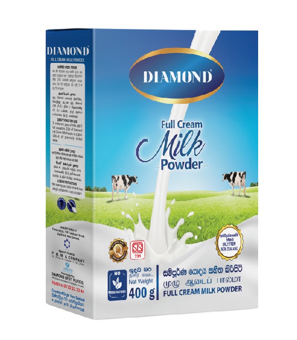 Diamond Full Cream Milk Powder Box 400g | Daraz.lk