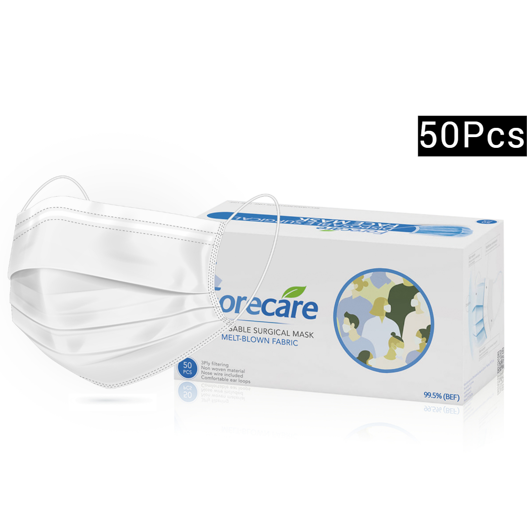 Elegant 3ply Mask - White: Premium Comfort & Protection | Daraz.lk